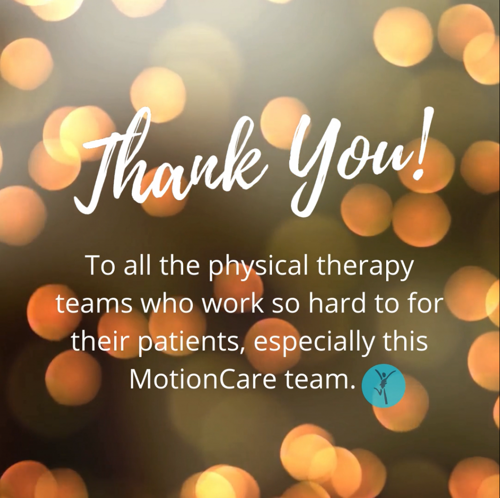 MotionCare » Happy Physical Therapy Month